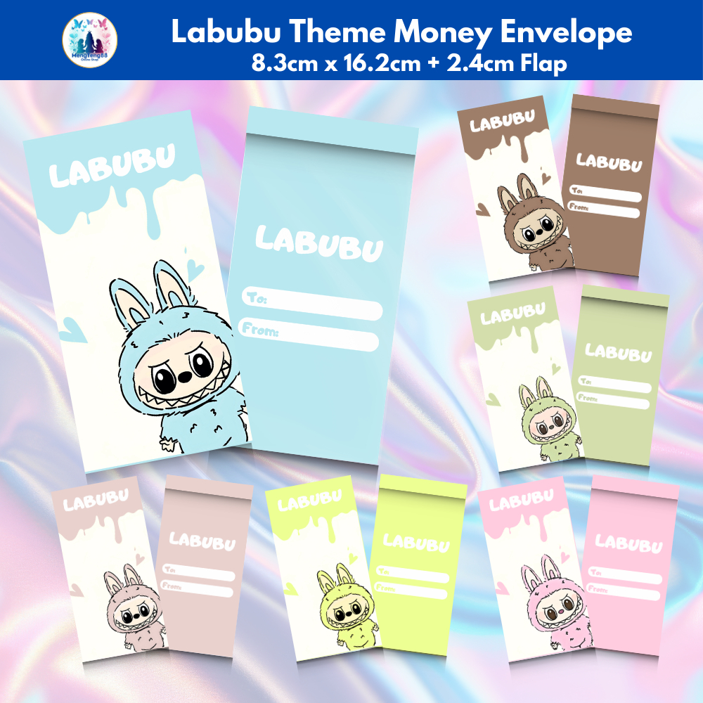 Labubu Theme Money Envelope (fits PHP Bill) | Shopee Philippines