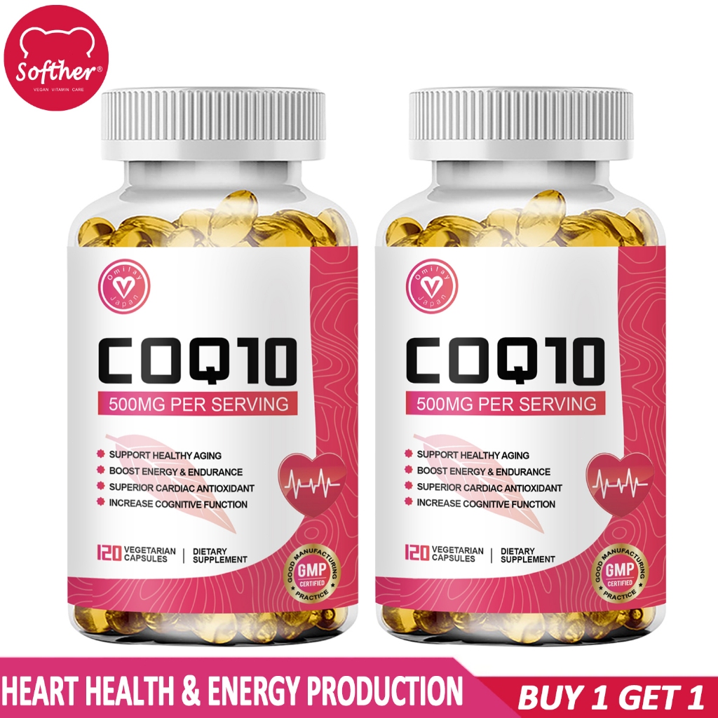 Softher Coenzyme Q10 Capsule for Vascular and Heart Health CoQ10 ...