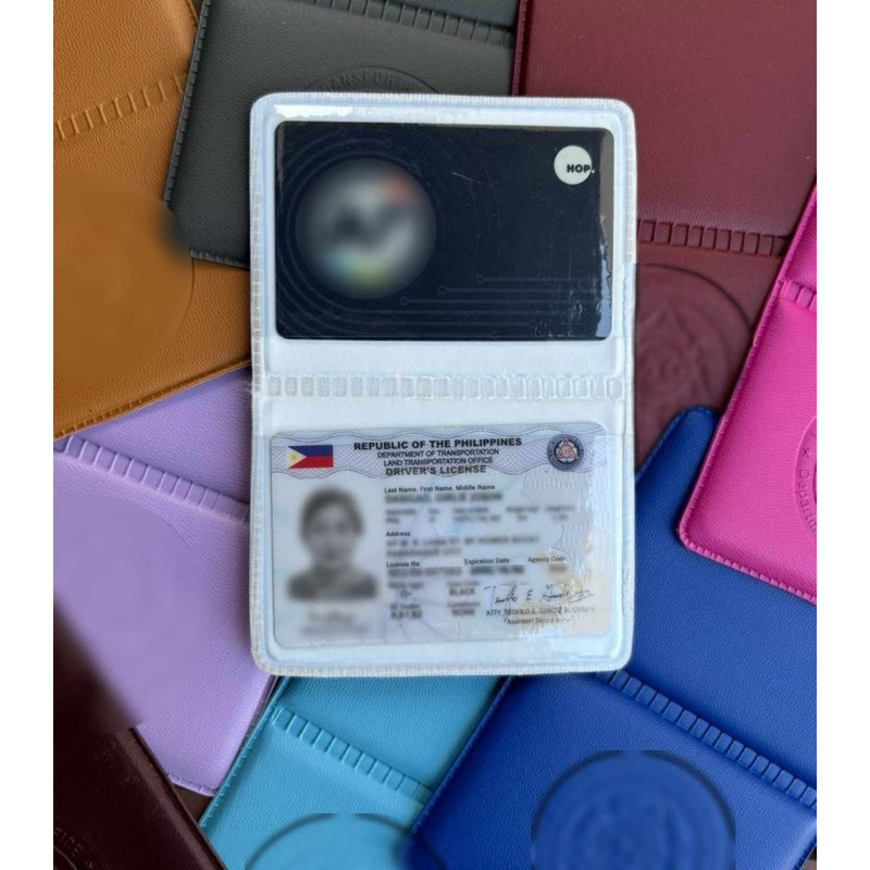 Driver’s License Jacket/Holder PVC ID | Shopee Philippines