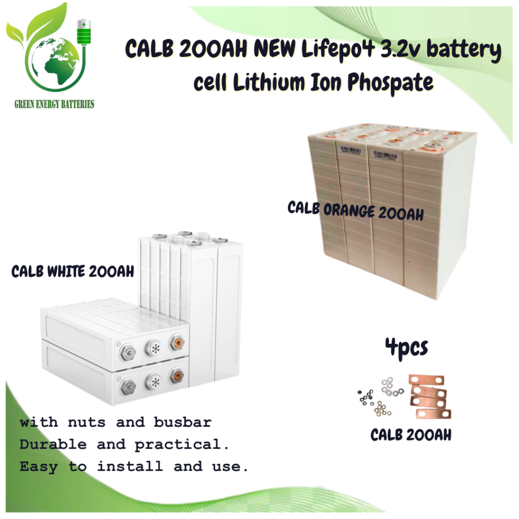 1PC OR 4PCS CALB 200ah Lifepo4 3.2v Lithium Iron Phosphate Long Life ...