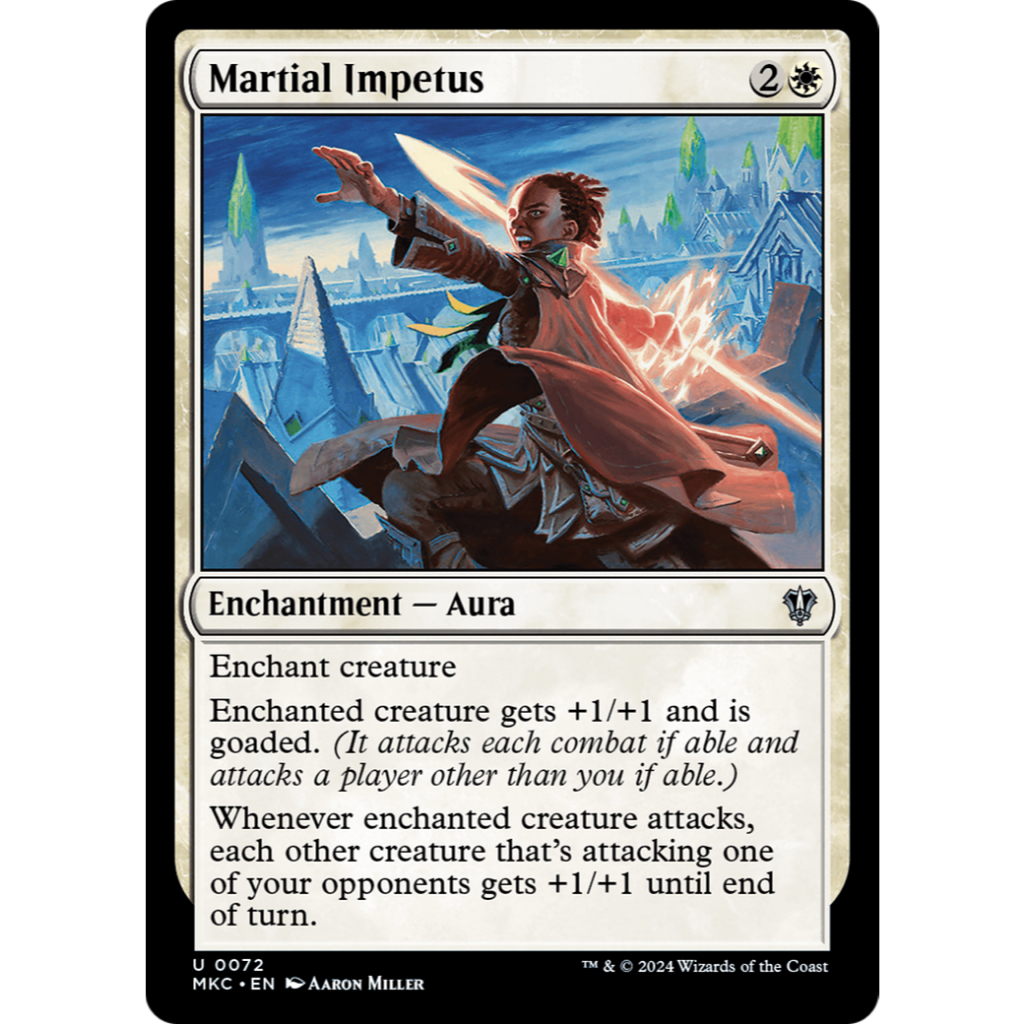 Martial Impetus | [SET OF 4][MKC/72] - Magic: the Gathering | Shopee ...