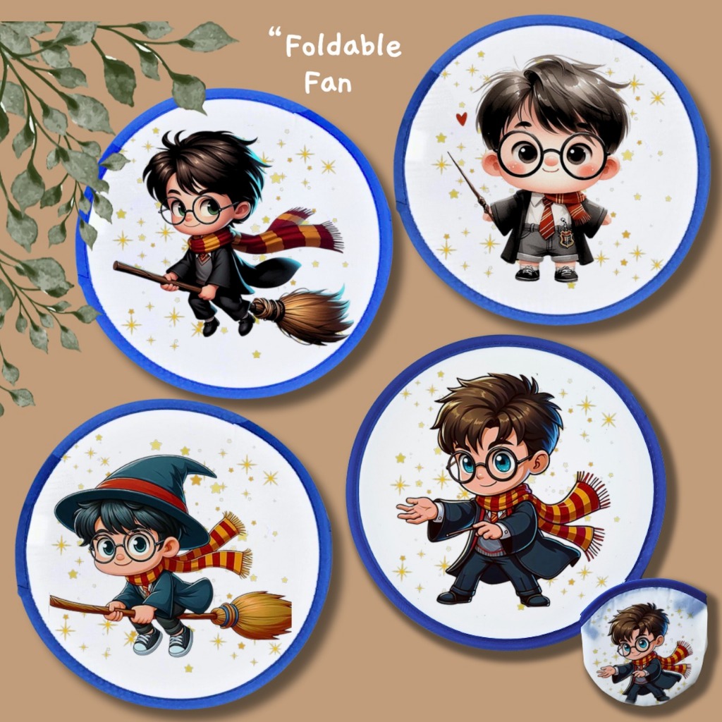 Harry Potter Hogwarts Souvenir Hand Fans Sun Protection for Guests ...