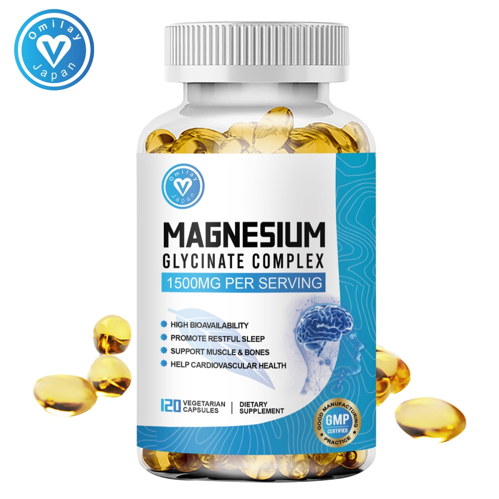Omilay Magnesium Glycinate Capsules Supplements Helps Cardiovascular ...