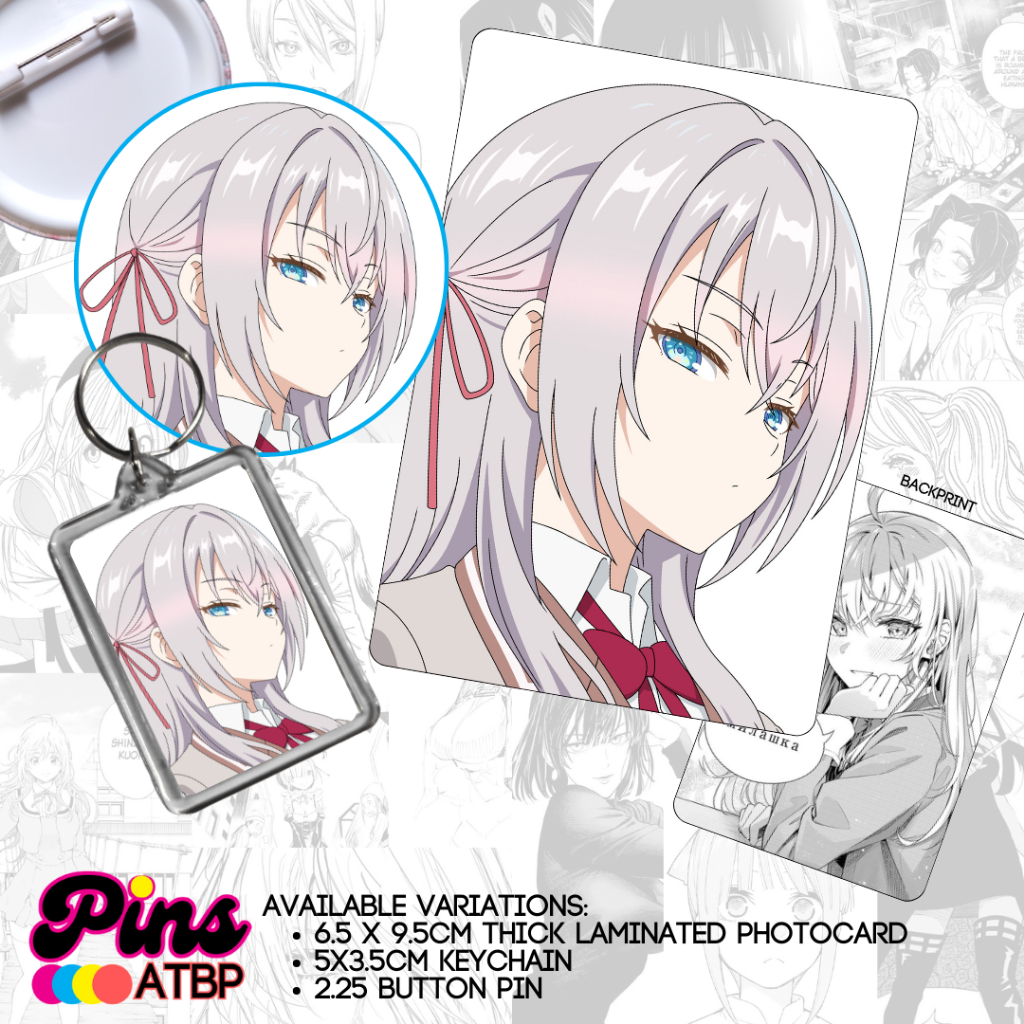 Alisa Alya Kujou Roshidere Anime Collectible Photocard Button Pin ...