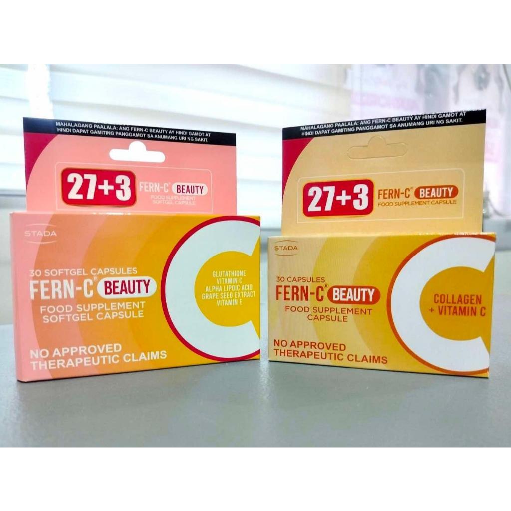 FERN-C BEAUTY COLLAGEN + VITAMIN C / GLUTATHIONE Food Supplement 30's ...