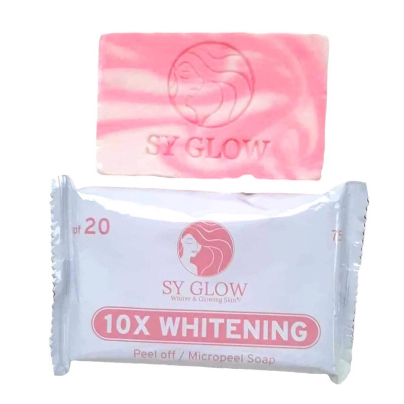 SY Glow 10x Whitening Soap 75g (Peel off/ Micropeel soap) | Shopee ...