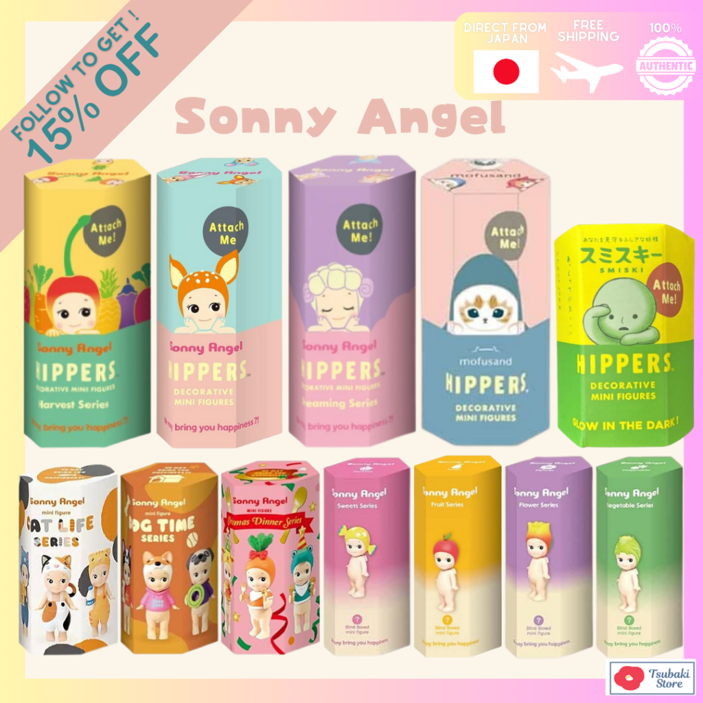 Sonny Angel HIPPERS mofusand smiski dreaming animal harvest dog cat ...