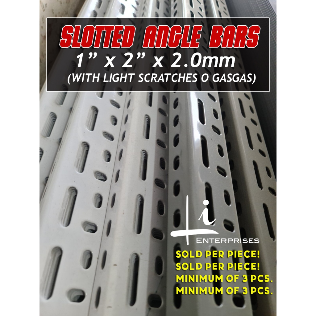 BIG SALE! Slotted Angle Bars 2"x1"x2.0mm (Heavy-duty at Makapal ...