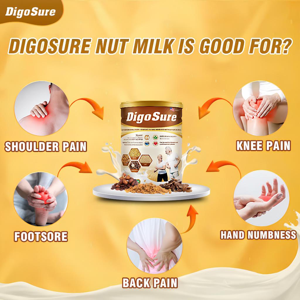 Digosure Milk, 1 Can 400g, Nut Milk For Bone, Joint, Shoulder Pain ...