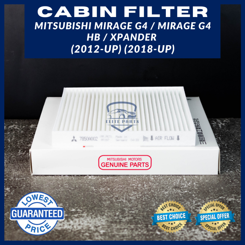 CABIN FILTER for MITSUBISHI MIRAGE G4 (2012-UP) / MIRAGE G4 HB (2012-UP ...