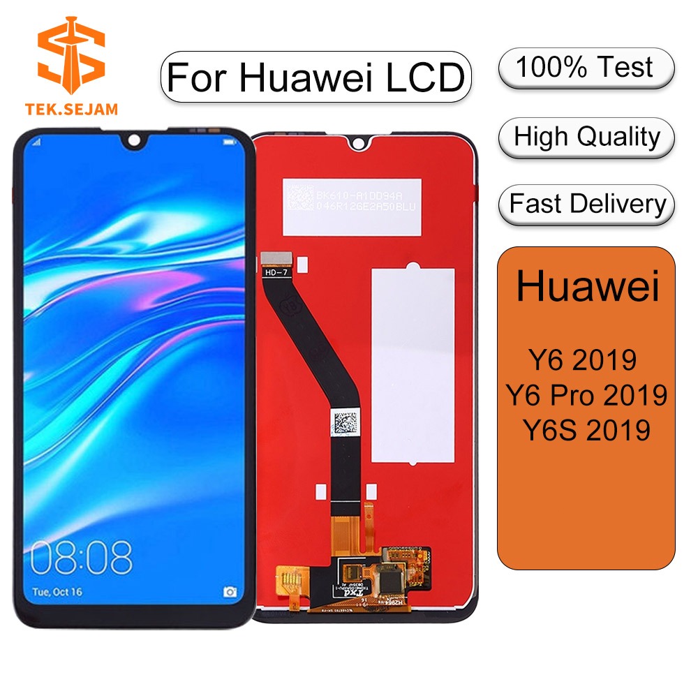 TEK.SEJAM LCD For HUAWE Y6 Y6S Y6 Pro 2019 8A lcd Display Touch Screen ...