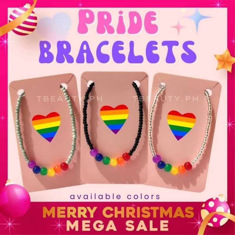 LGBT Rainbow Pride Bracelet, LGBTQ Pride Bracelets, Pride Collection ...