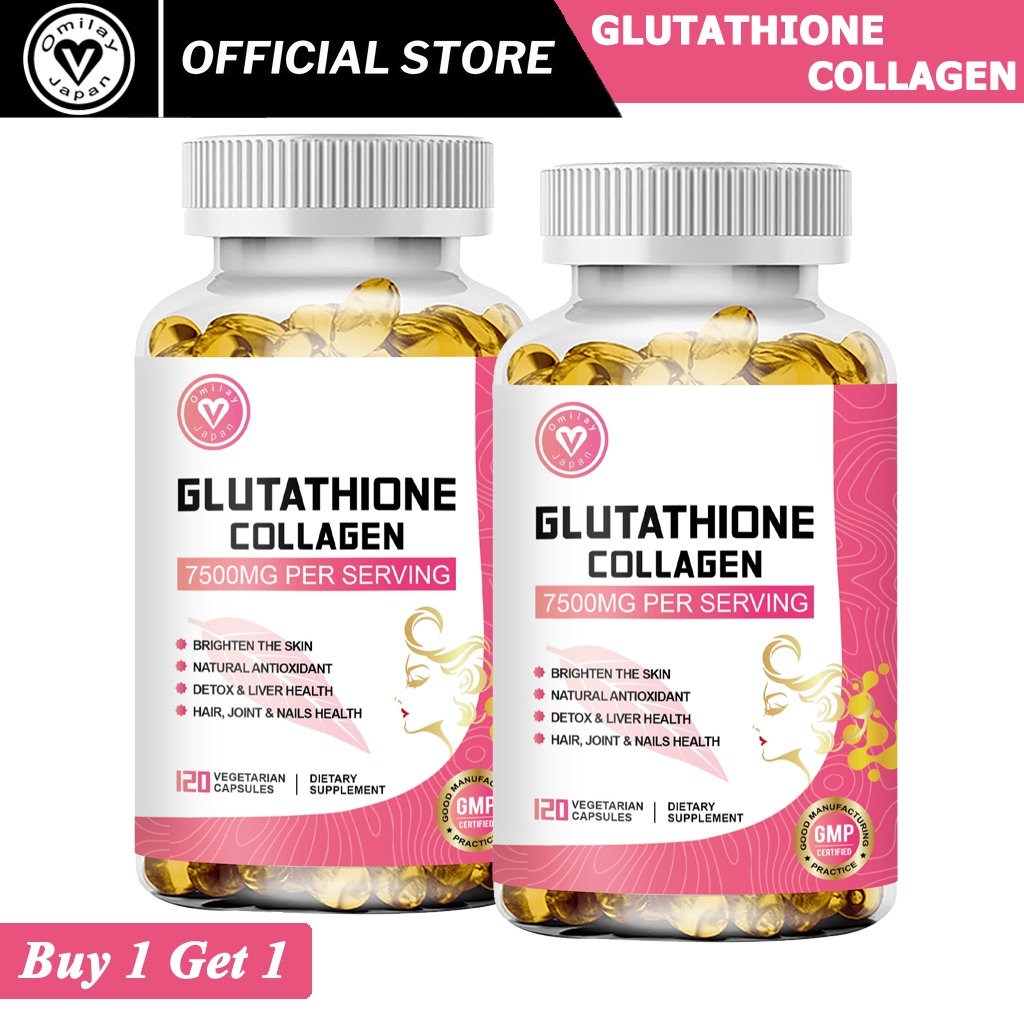 Omilay Glutathione Collagen Glow Capsule Beauty Skin Brightening ...