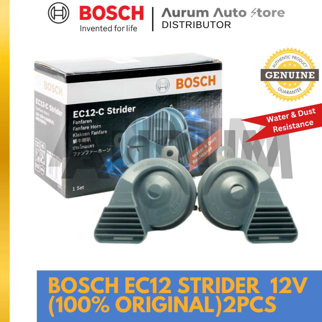 Bosch EC12-C Strider Horn 12V Bosch Horn 2pcs | Shopee Philippines