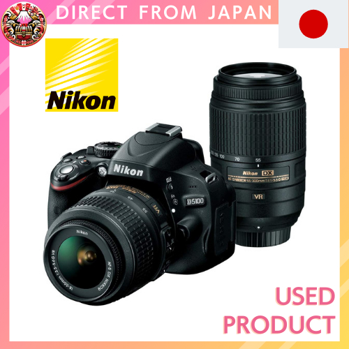 【Used】Nikon Digital SLR Camera D5100 Double Zoom Kit D5100WZ【Direct ...