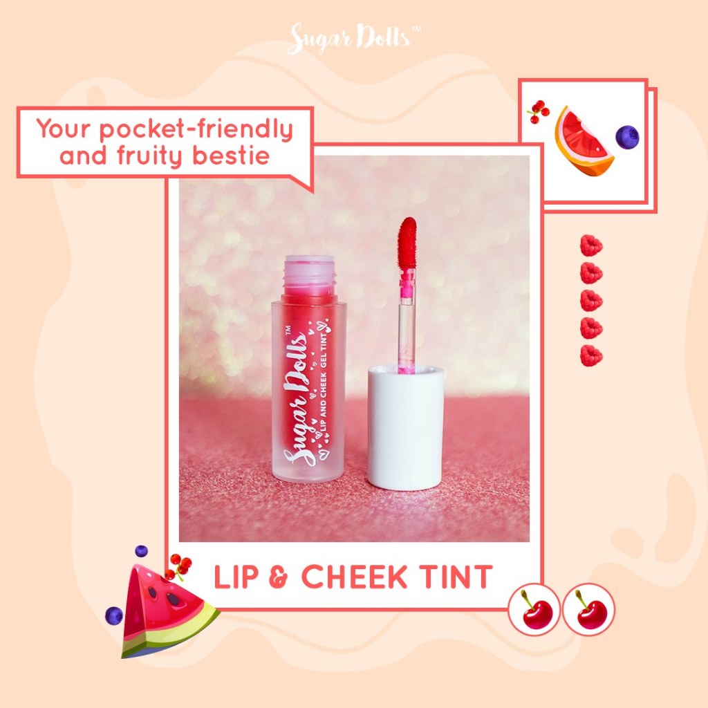 Sugar Dolls Lip & Cheek Gel Tint | Liptint *With Applicator! | Shopee Philippines