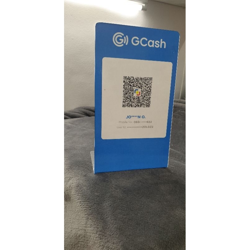 Gcash qr code sticker on clear acrylic 1.5mm 5x8 inches | Shopee ...