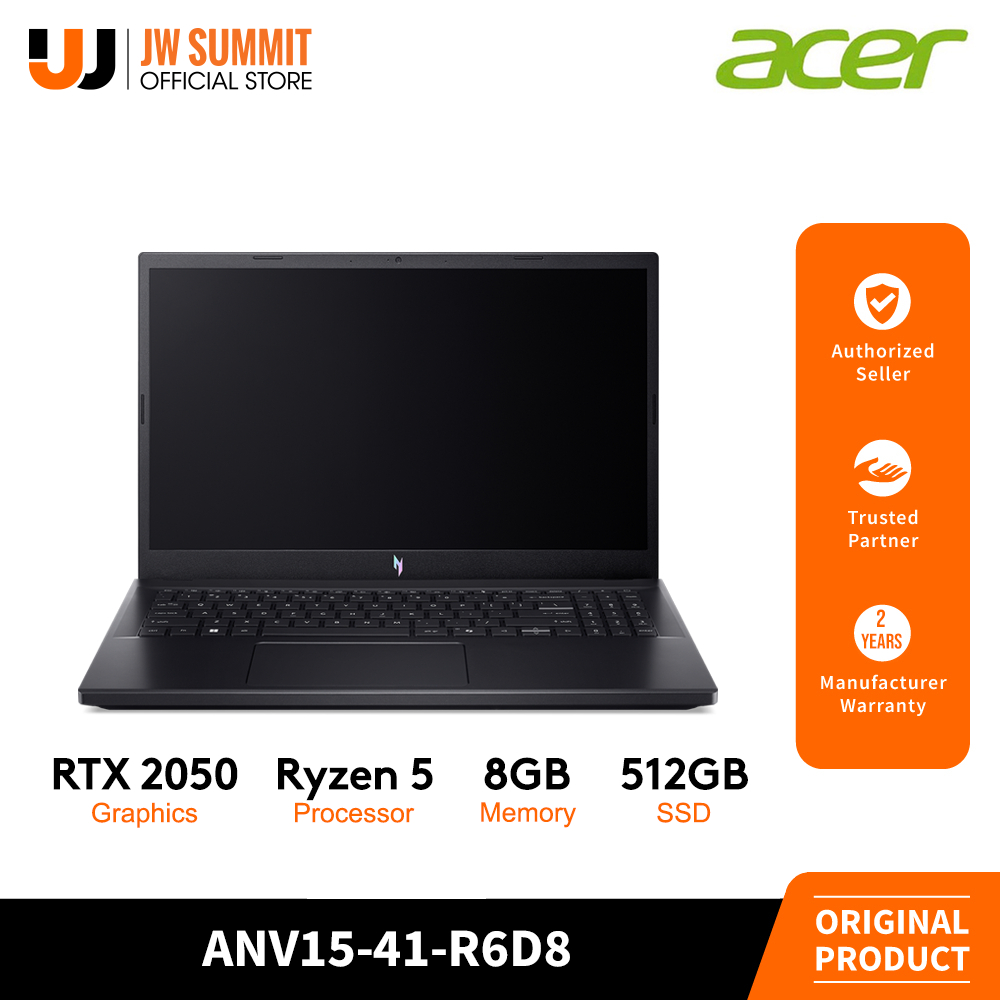 Acer Nitro V ANV15-41-R6D8 15.6" FHD Ryzen 5 8GB DDR5 512GB SSD RTX ...