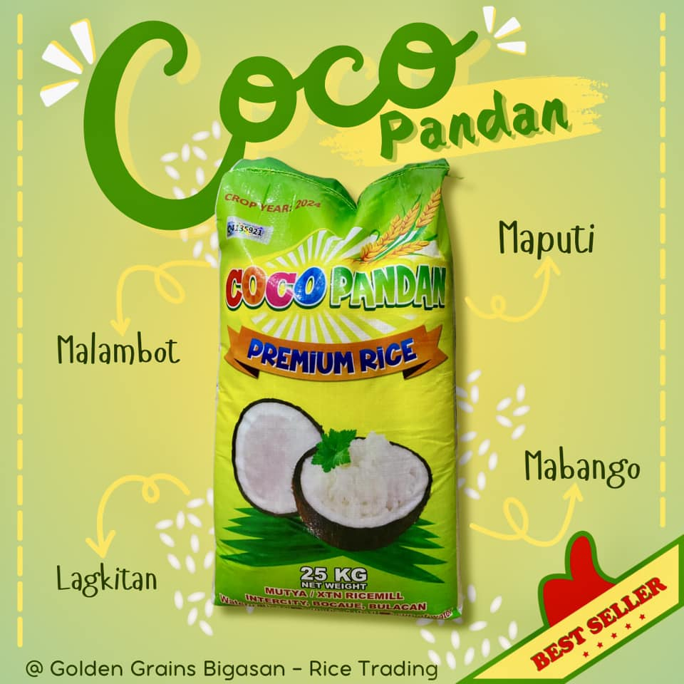 Coco Pandan Rice 25kilos Free Shipping Quality Premium Rice 25KG ...