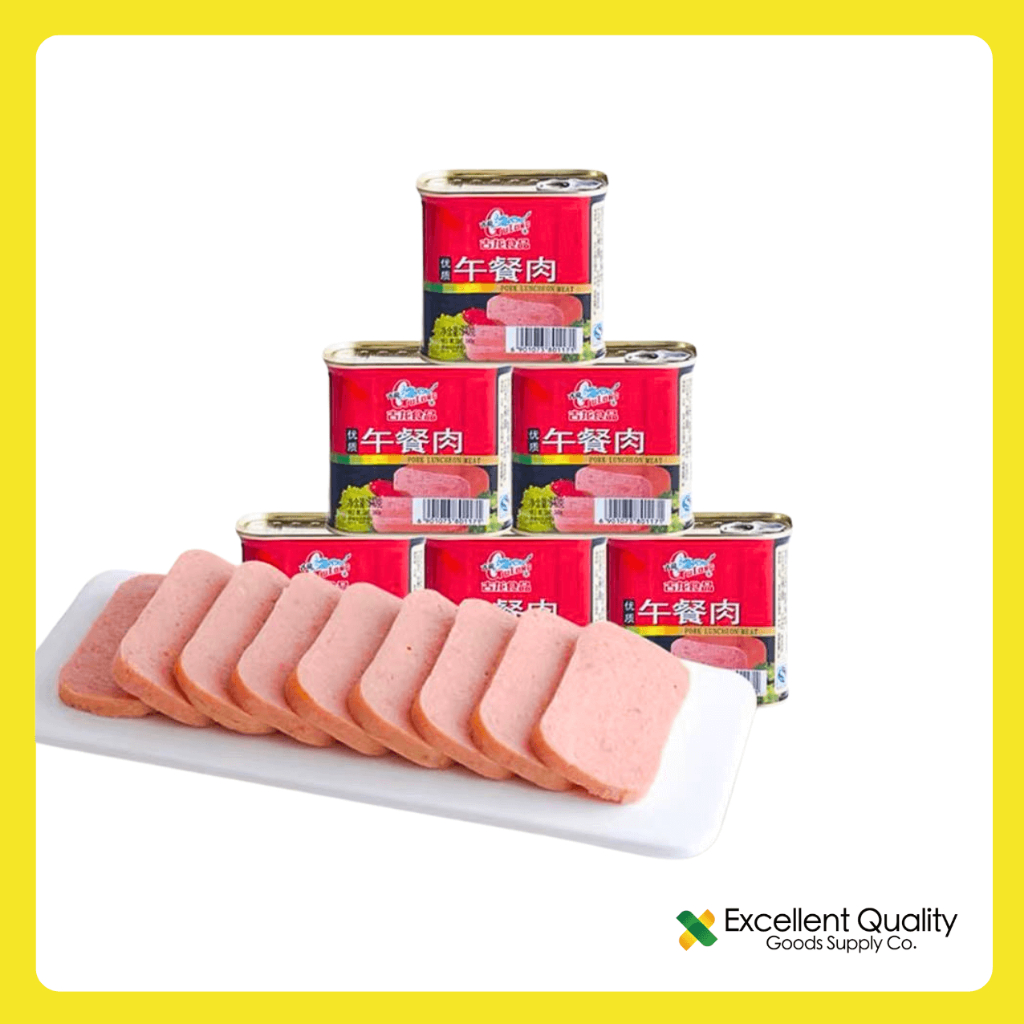 EQGS Gulong Premium Pork Luncheon Meat 340G Chinese Famouse Food Brand | Shopee Philippines