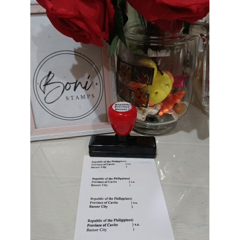 Notary Header | Notary Stamp | Shopee Philippines