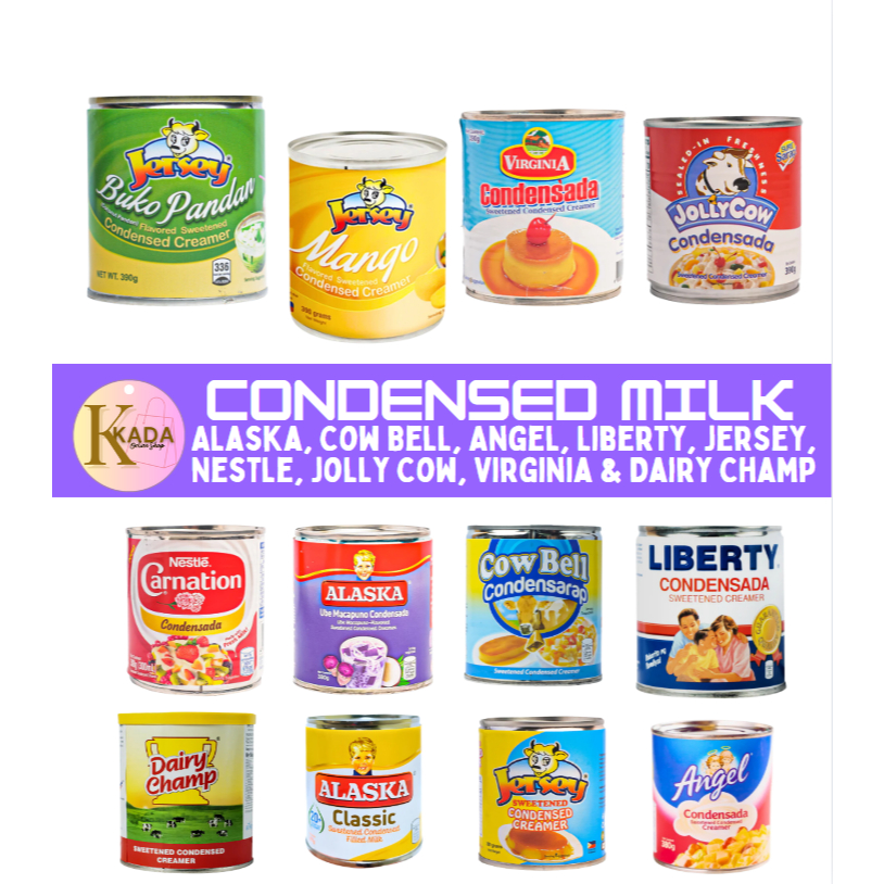 Best Selling Condensed Milk - Alaska, Cow Bell, Angel, Liberty, Jersey ...