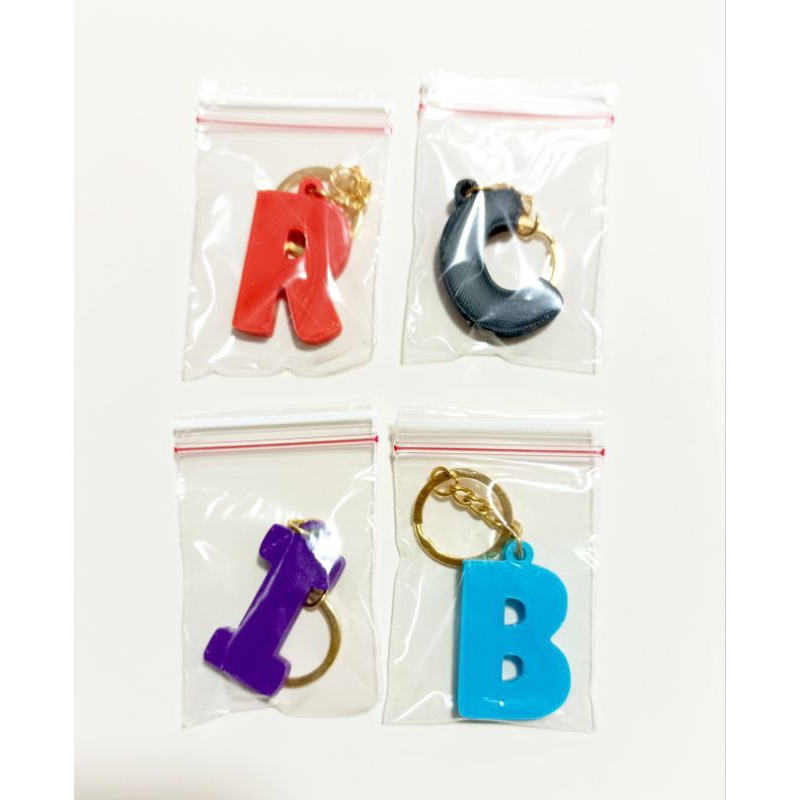 3D Printed Letter Keychains | Shopee Philippines