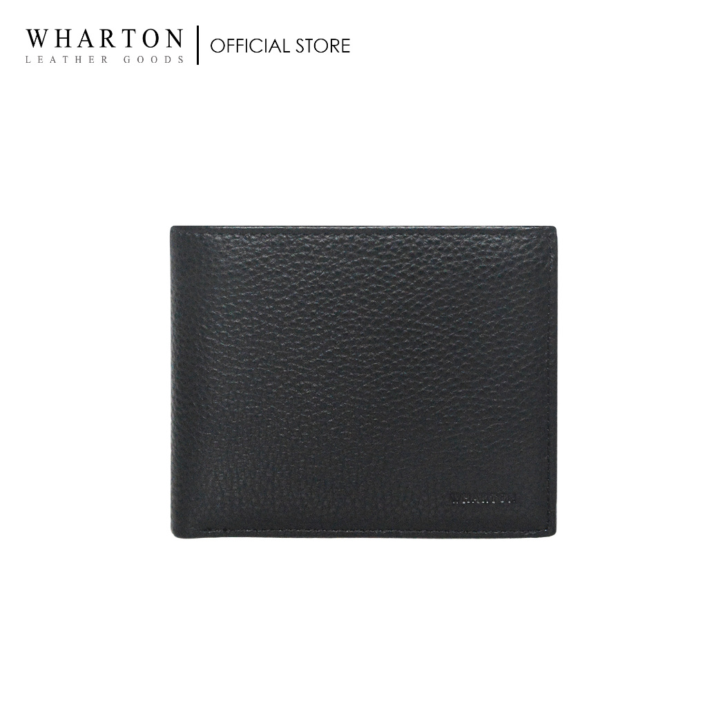 Wharton Plain Leather Bifold Wallet | Shopee Philippines
