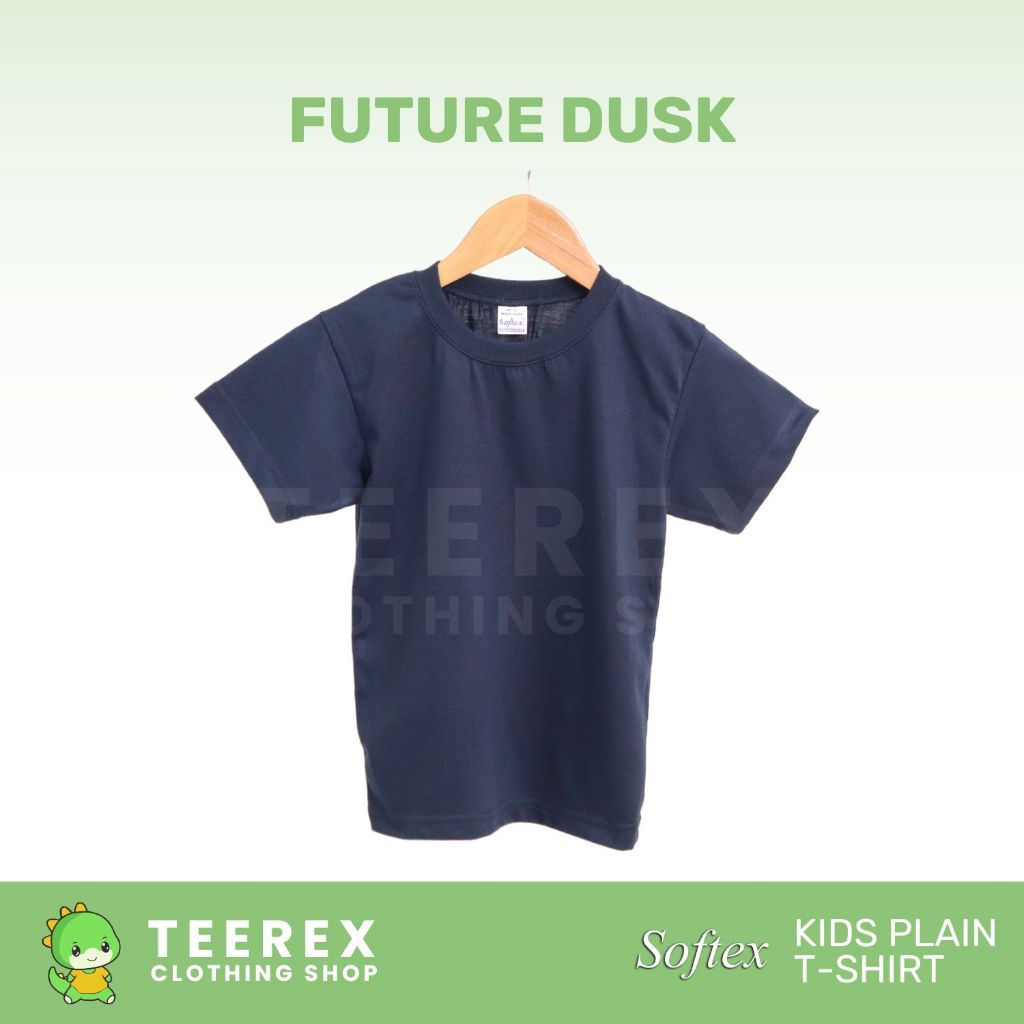 SOFTEX KIDS PLAIN SHIRT | FUTURE DUSK (Color of the Year 2025) | Shopee ...