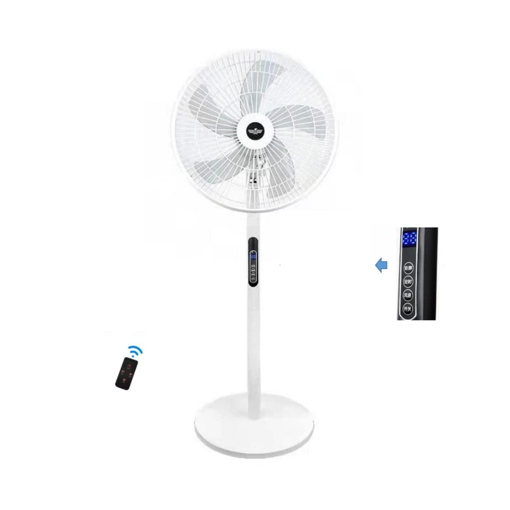 AMEI Electric Fan 16 Inch Portable Intelligent Remote Control Floor Fan ...