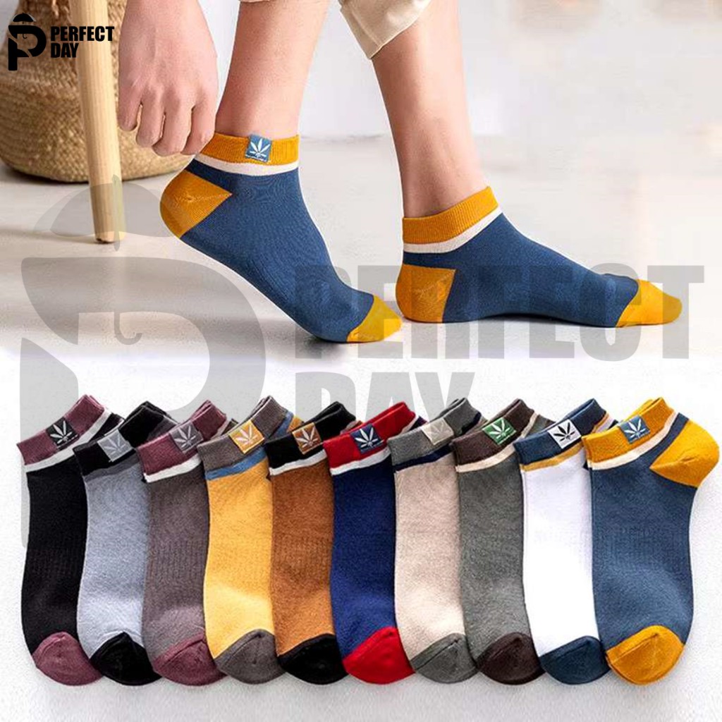 Perfect 10Pairs Maple Leaf Socks Korean Style High Quality Ankle Sock ...