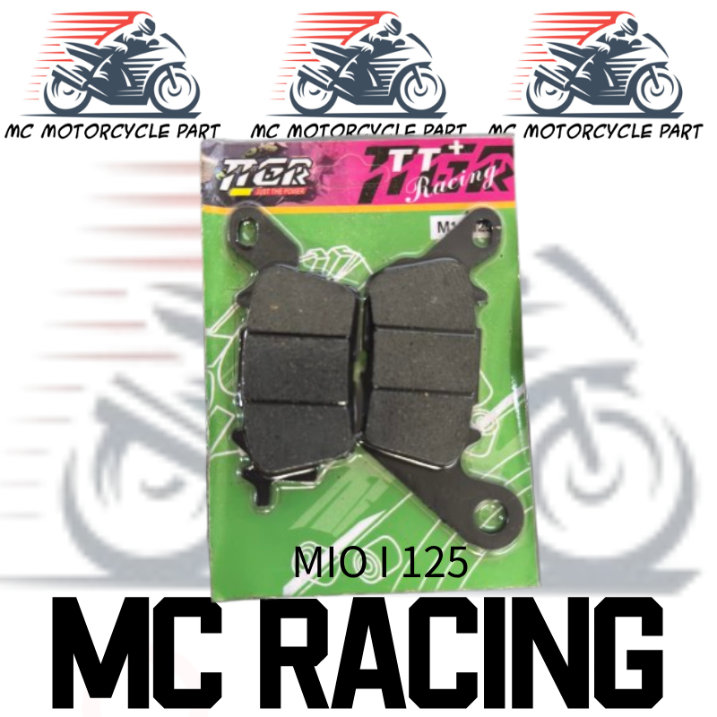 MC RACING TTGR BRAKE PAD MOTORCYCLE PARTS MIO I 125 | Shopee Philippines