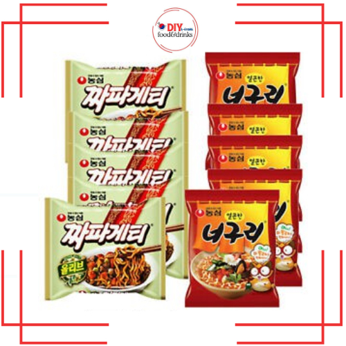 [NONGHIM] JJAPAGURI/CHAPAGURI (Jjapaghetti 140G and Neoguri 120g Combo ...