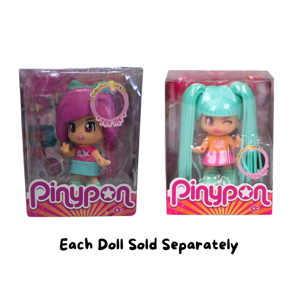 Pinypon Amazing Hair Style Doll, Toys for Children Ages 4 and Up ...