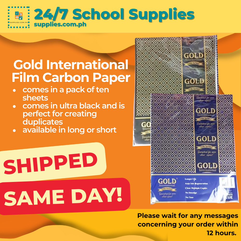 Gold International ( Film carbon) Guarantee Carbon Paper Blue and Black ...