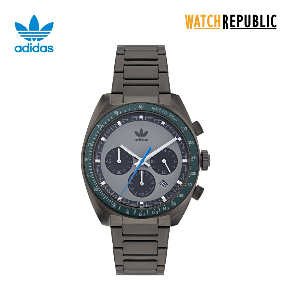 Adidas Edition One Chrono Gray Stainless Steel Analog Quartz Watch For ...