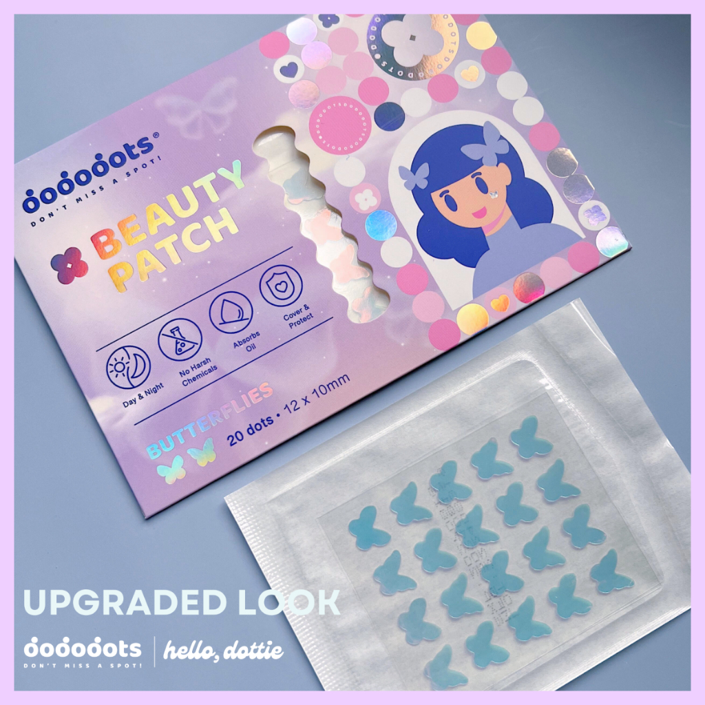 Dododots Beauty Patch | Butterflies UPGRADED LOOK | 20 DOTS ...