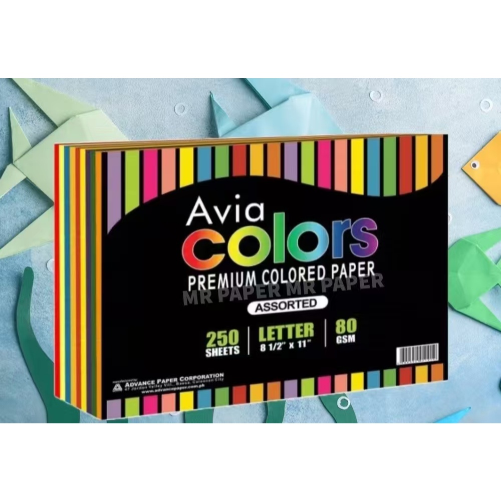 Avia Colors Premium Colored Paper | Legal Letter | Shopee Philippines