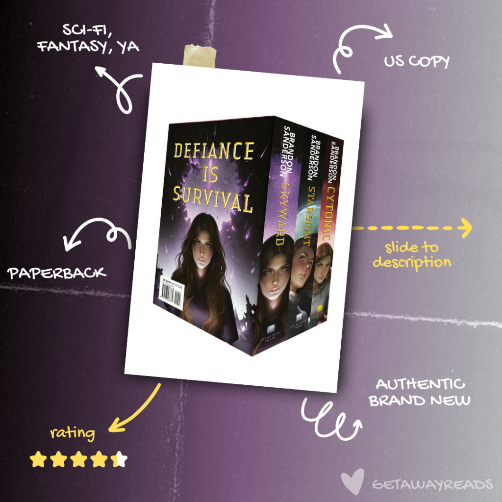 Skyward Boxed Set: Skyward; Starsight; Cytonic by Brandon Sanderson ...