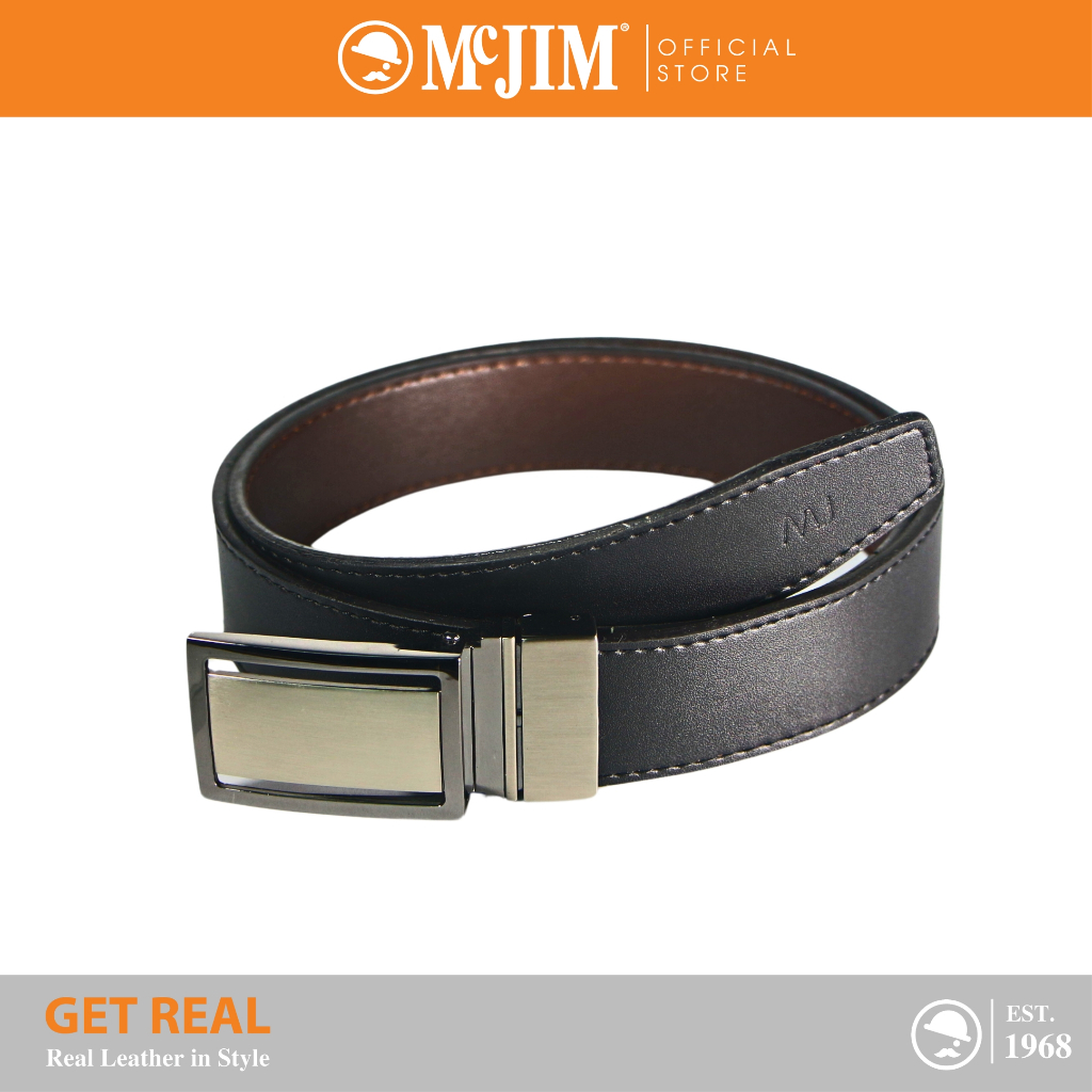 MJ by Mc Jim Rerversible hook type belt (35mm) | Shopee Philippines