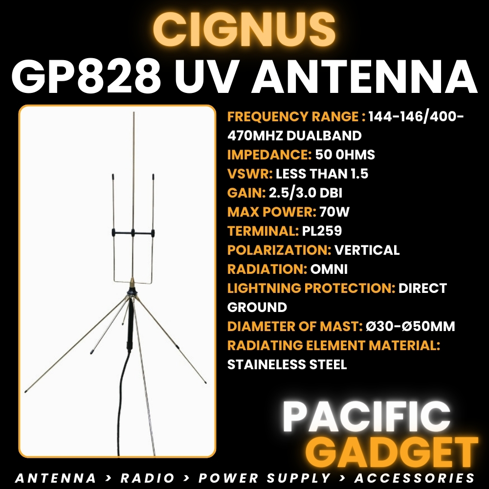 Cignus GP828 UV Dualband Outdoor Antenna | Shopee Philippines