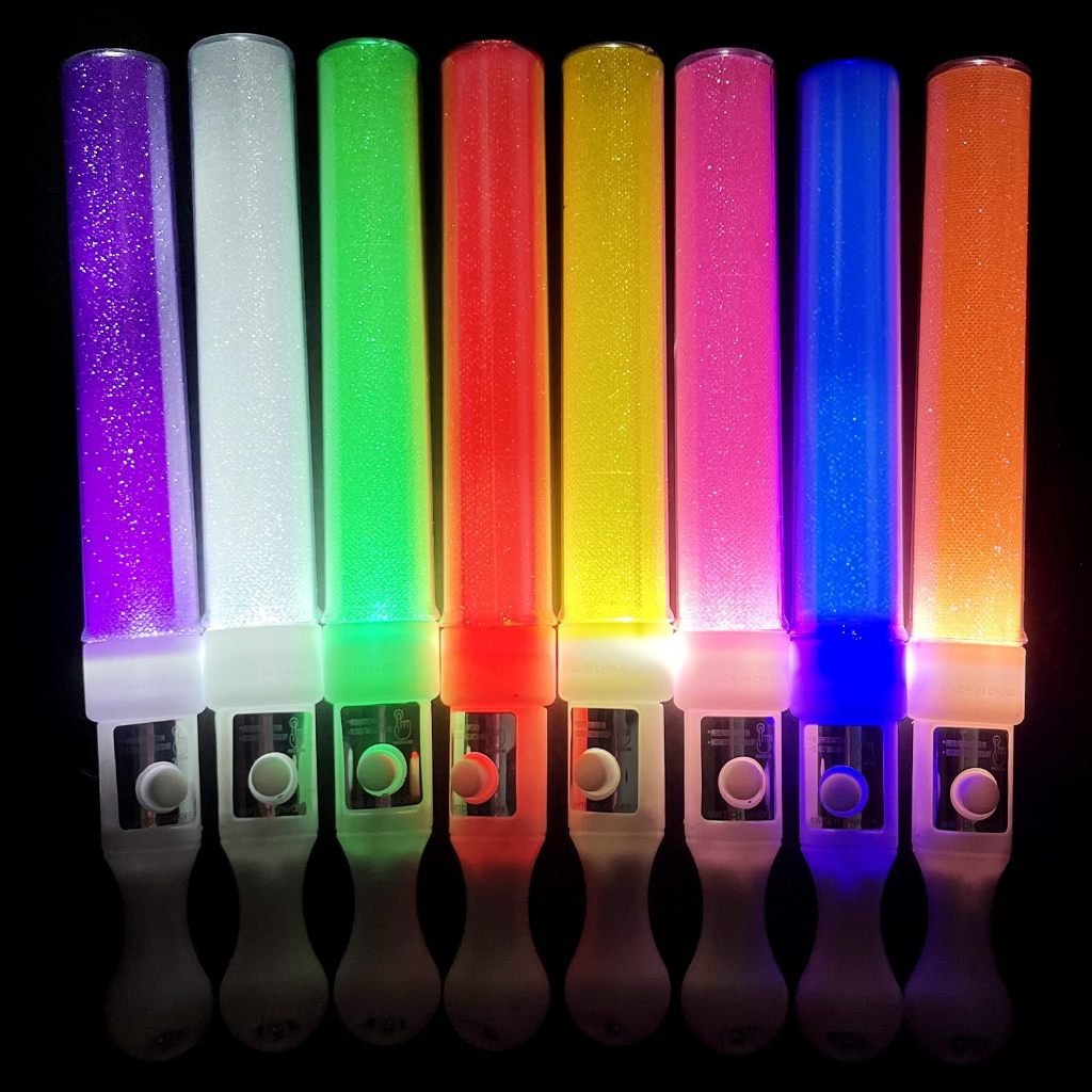 Reusable LED Night Light Stick Outdoor Camping Hiking Emergency SOS ...