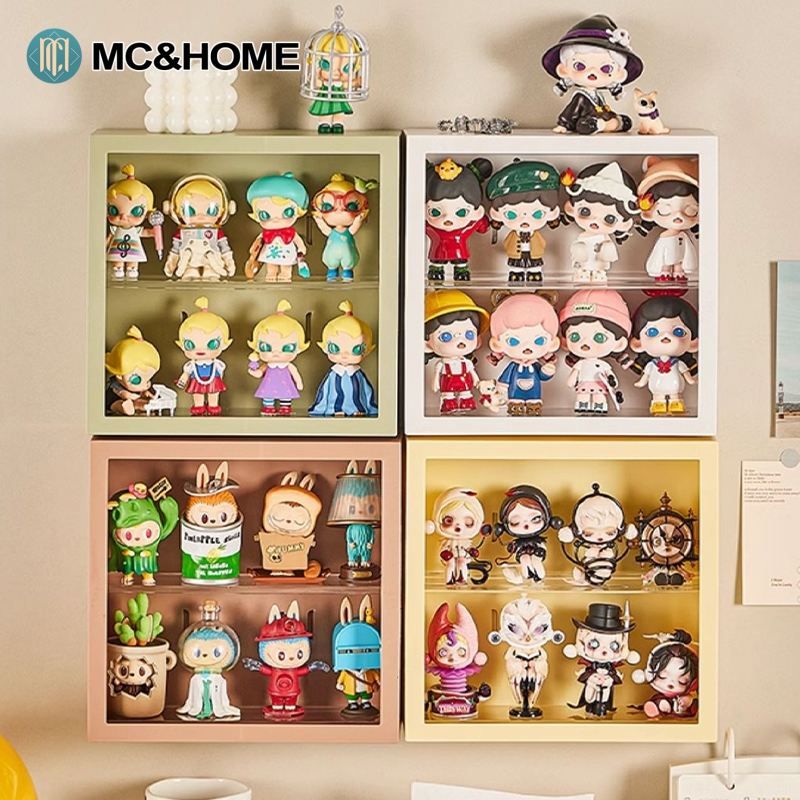 MC&HOME Dust-proof Display Box for Blind Box Wall-mounted Multi-layer ...