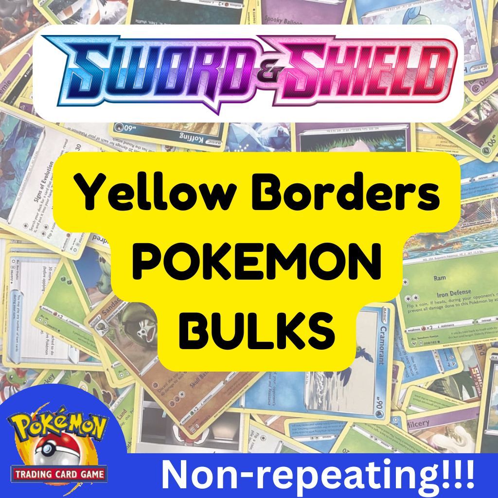 Pokemon Cards (2019-2022) - Bulk Non-Repeating - Original Old Set Sword ...
