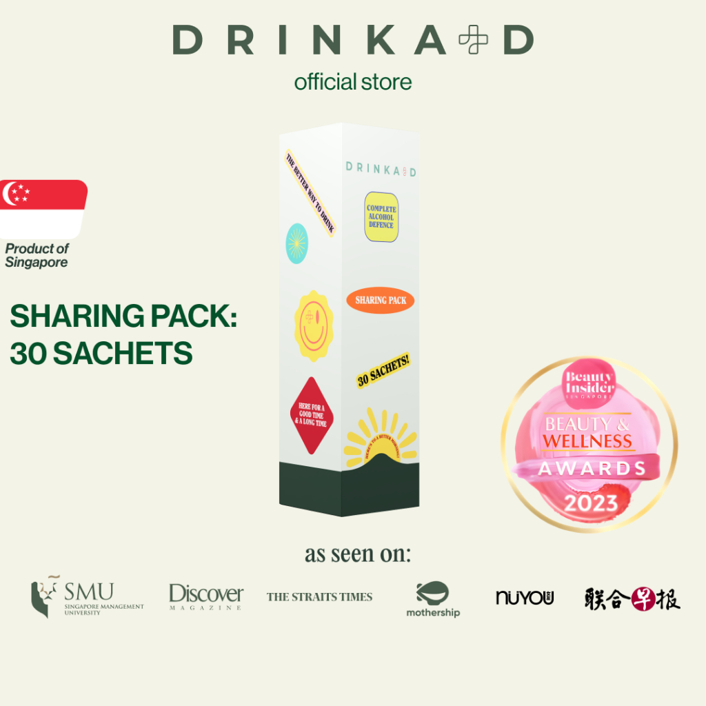 DrinkAid Sharing Pack | Anti-hangover & Liver Detox Supplement ...