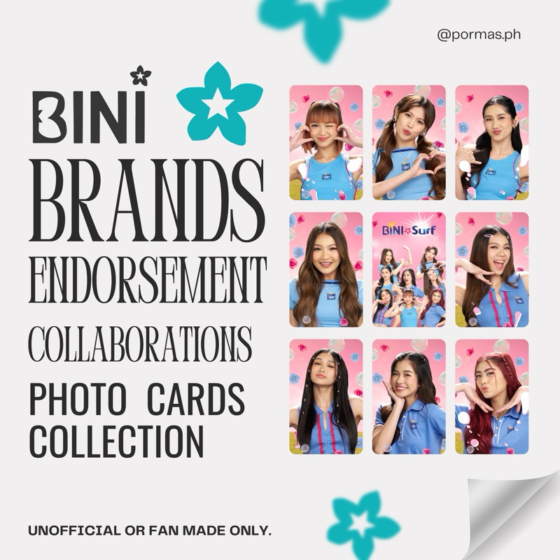 Bini Brands Photo Card (UNOFFICIAL/FAN-MADE) | Shopee Philippines