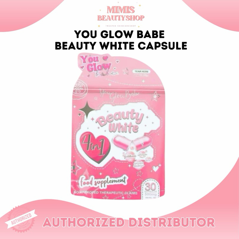 You Glow Babe Beauty White 4 in 1 capsules Whitening Slimming | Shopee Philippines
