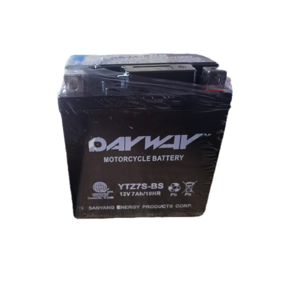 Motorcycle DayWay battery YTZ7S-BS applicable model Nmax v1 Aerox v1 ...
