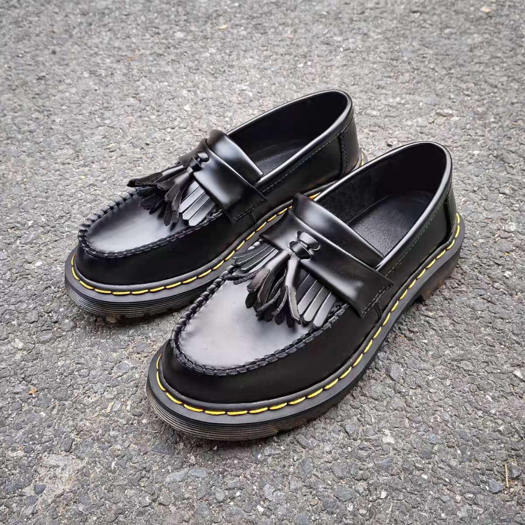 Future seeds Men classic Loafers Fashion Casual tassel PU leather Black ...