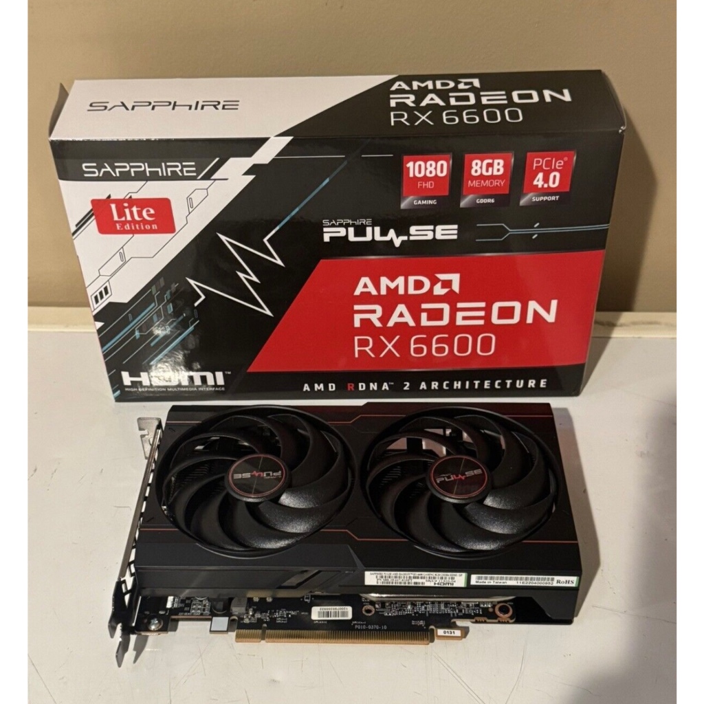 SAPPHIRE PULSE AMD Radeon RX 6600 XT GDDR6 8GB Graphics Card | Shopee ...